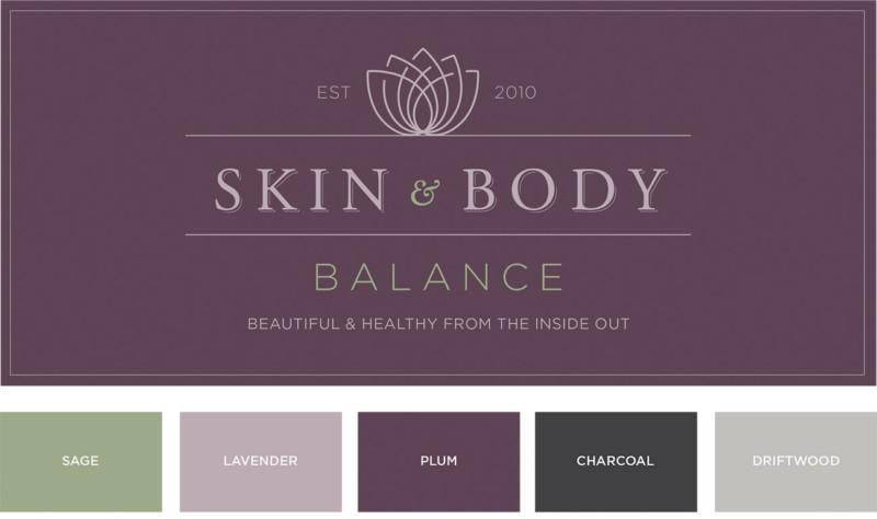 Skin and Body Balance | Logo, Brand, Web Design | Nicole Victory Design